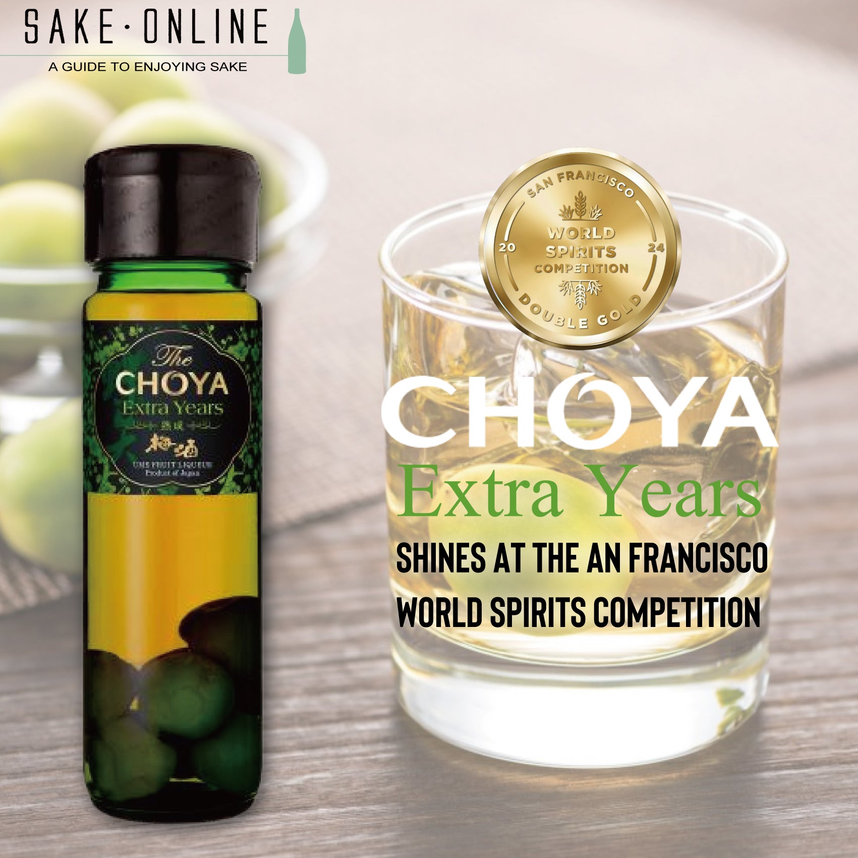 The CHOYA Extra Years Shines at the 2024 San Francisco World Spirits C – Sakeonline