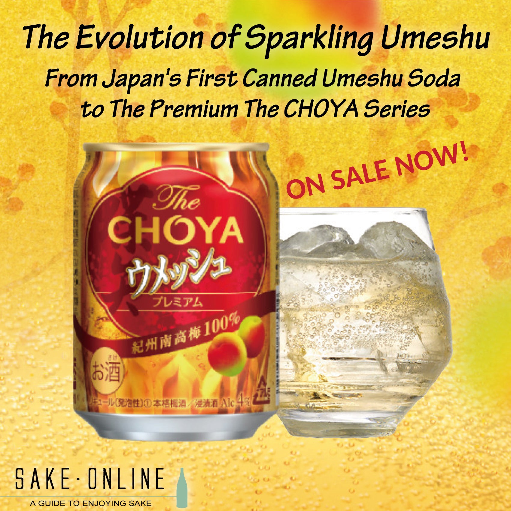 The Evolution of Sparkling Umeshu: From Japan's First Canned Umeshu So – Sakeonline