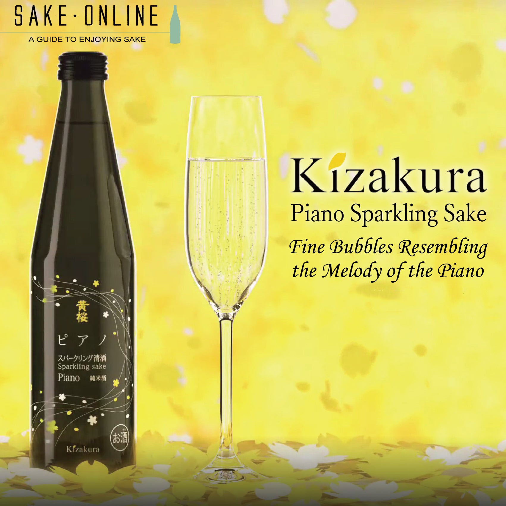 Kizakura Piano: Fine Bubbles Resembling the Melody of the Piano ...