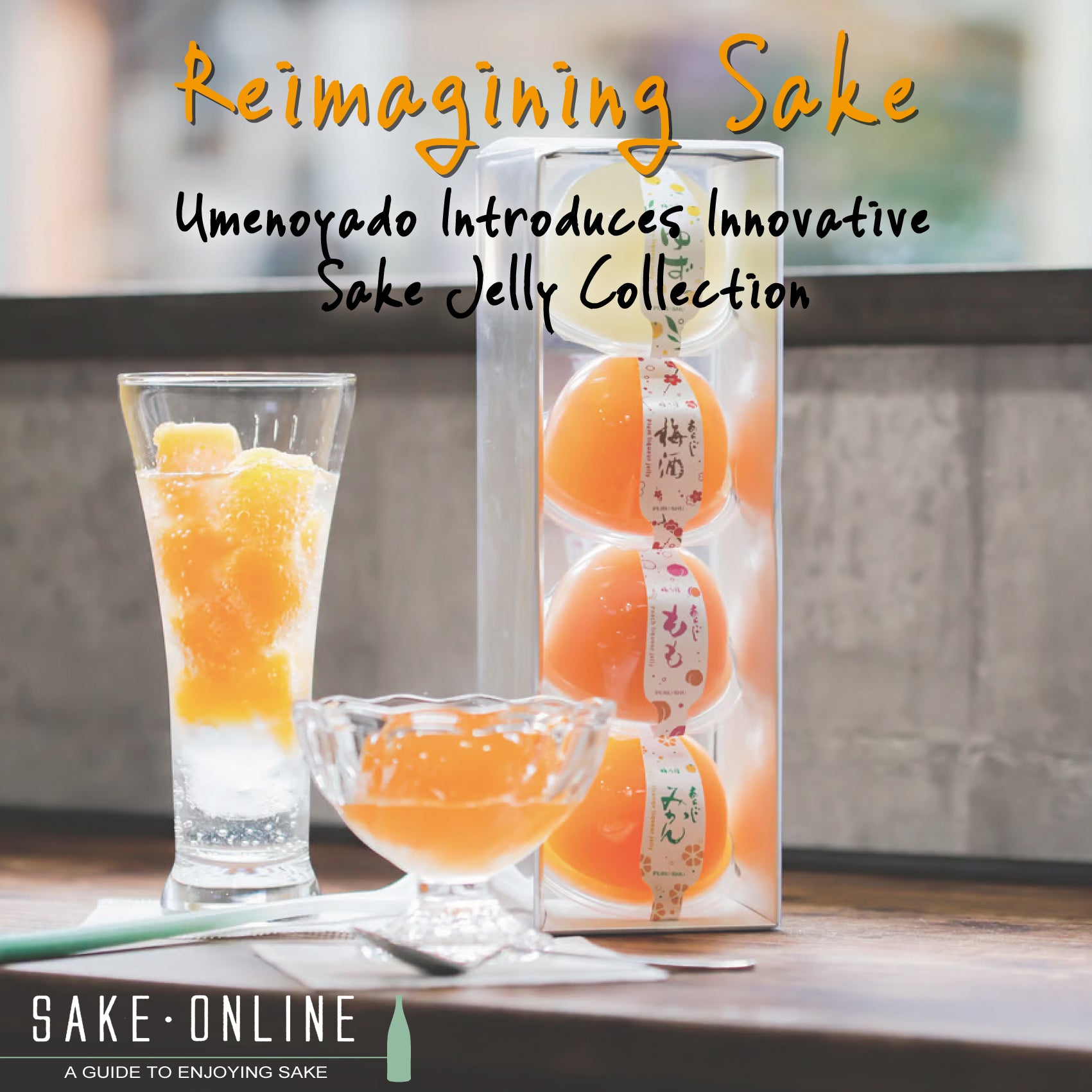 Reimagining Sake: Umenoyado Introduces Innovative Sake Jelly Collectio – Sakeonline
