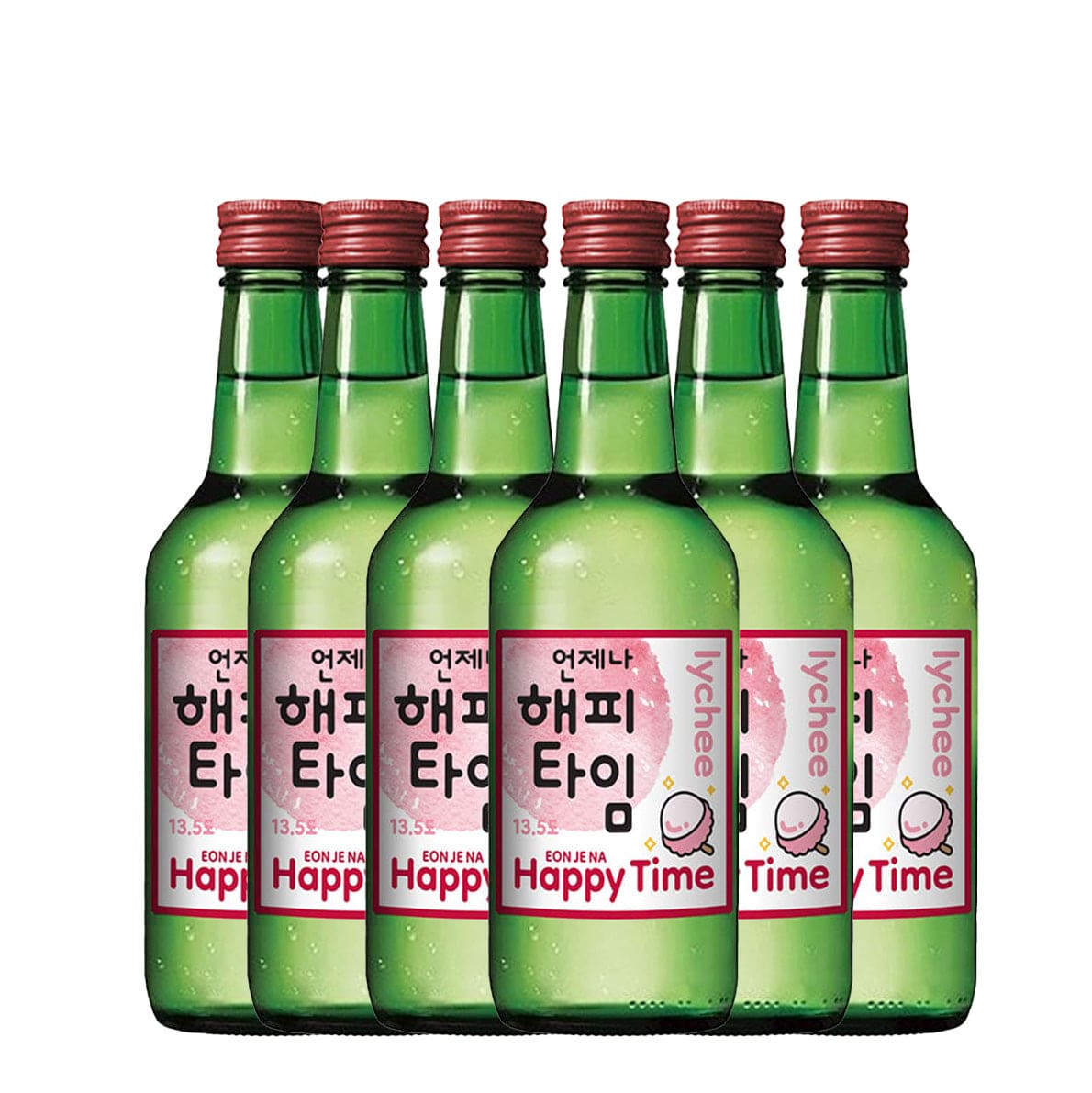 HAPPY TIME Lychee SOJU 360ml x6 – Sakeonline