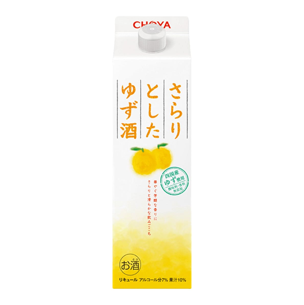 CHOYA Sarari Yuzu sake (pack) 1L - Sake Online – Sakeonline