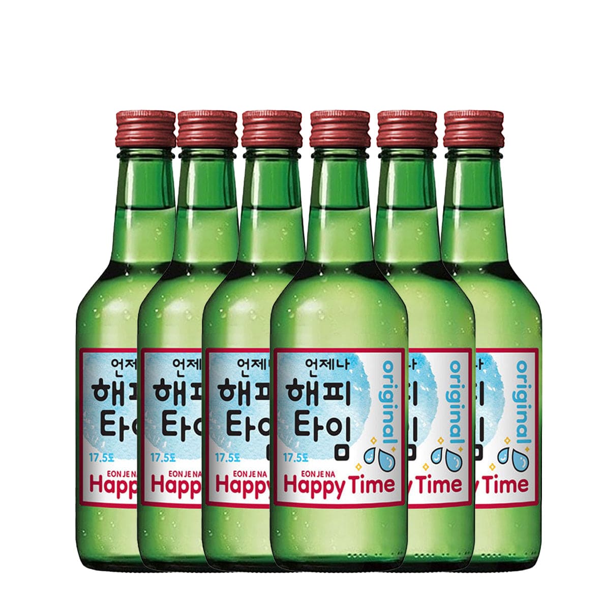 HAPPY TIME Original SOJU 360mL x6 – Sakeonline